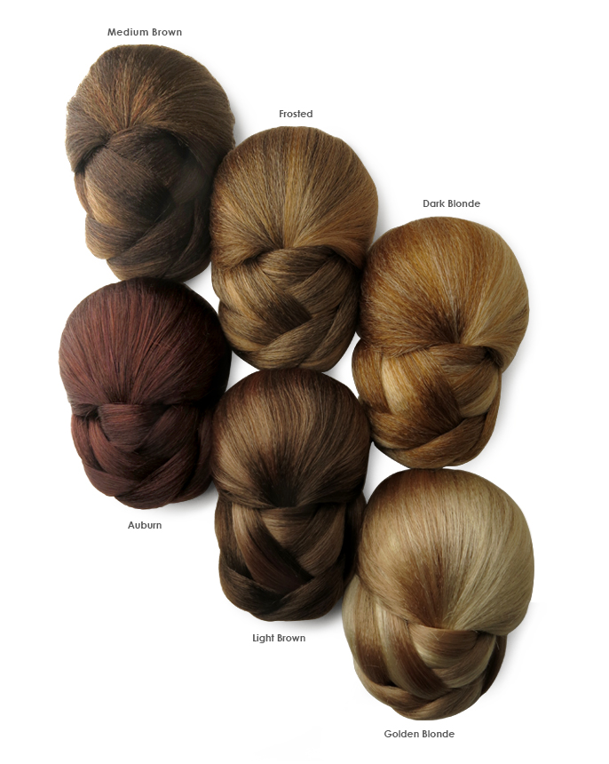 Pherusa Crystal Braided Bun R605 | Rhinestone Jewelry