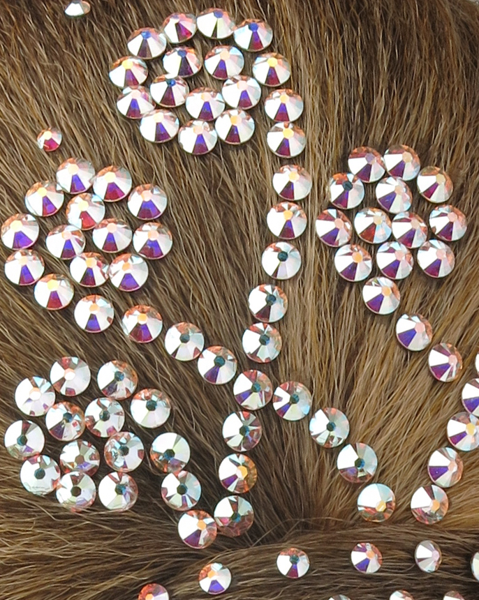 Pherusa Crystal Braided Bun R607 | Rhinestone Jewelry