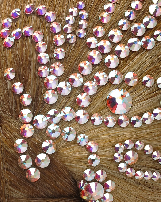 Pherusa Crystal Braided Bun R609 | Rhinestone Jewelry