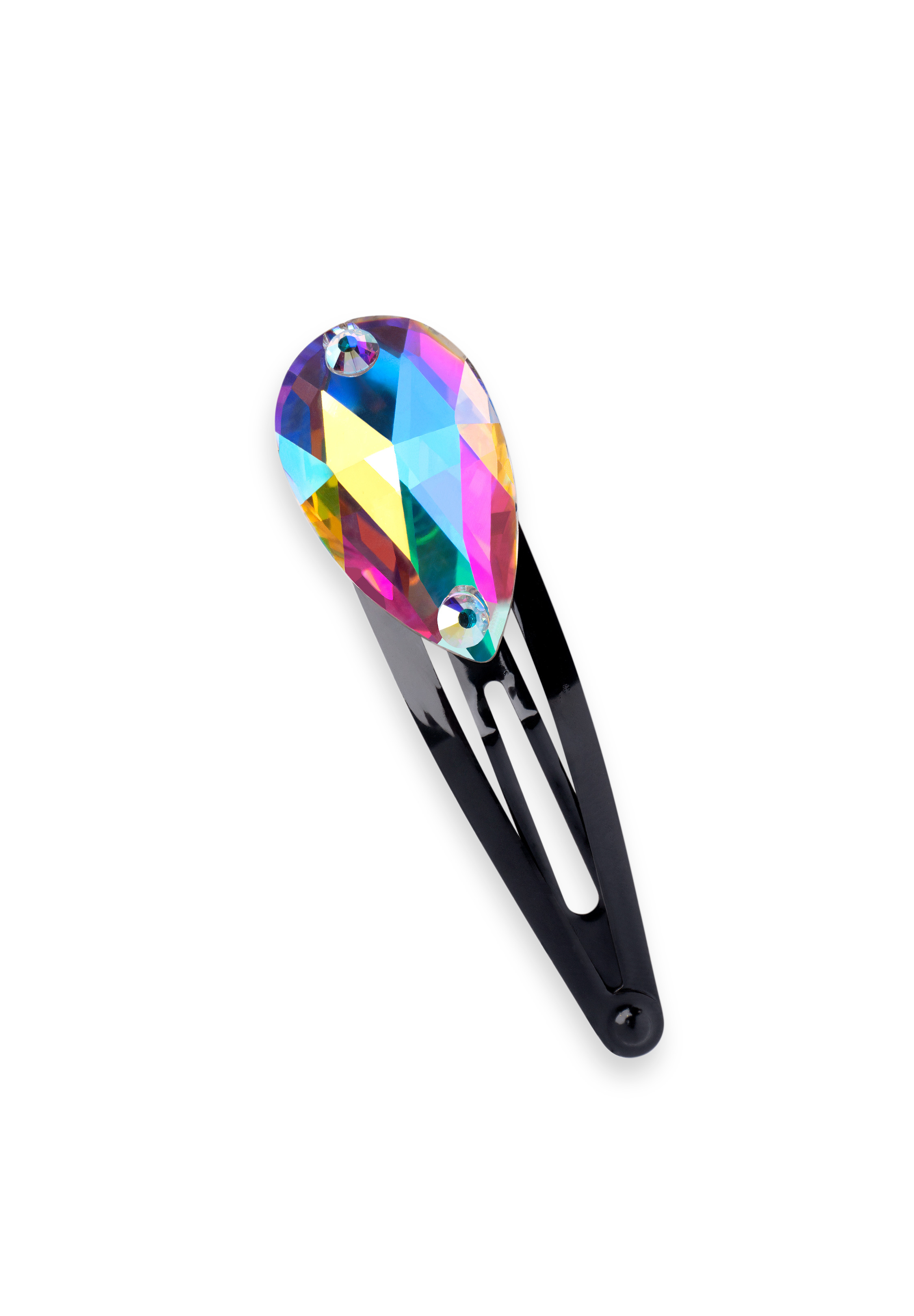 Teardrop Crystal Snap Clips WAP001 | Rhinestone Jewelry