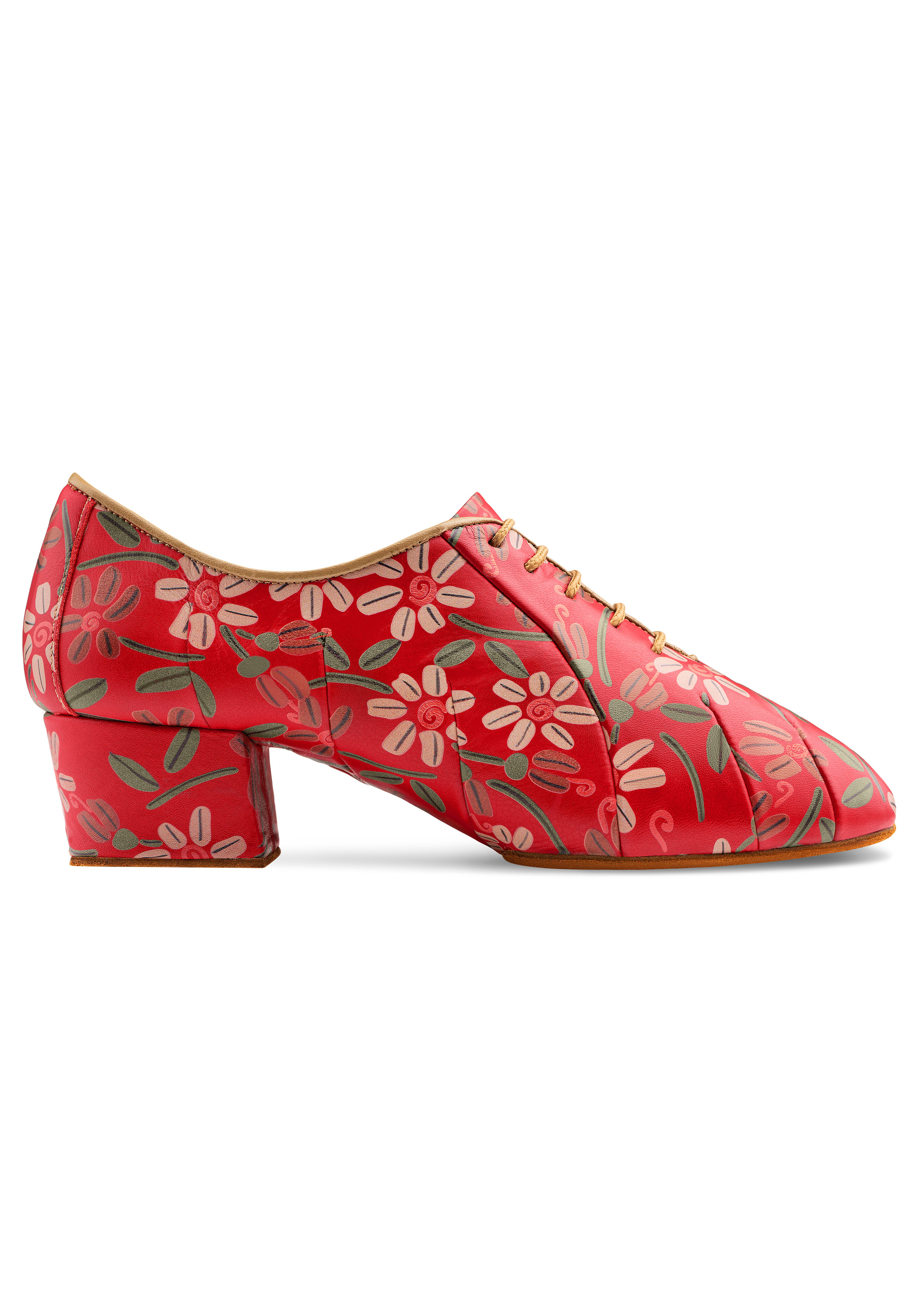 2HB Women Flower Print Practice Shoes 71904 SF | Practice Dance Shoes